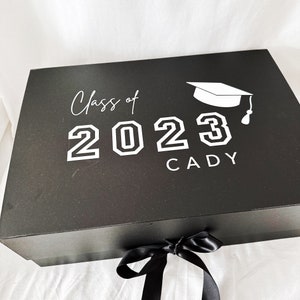 Personalized Graduation Gift Box, Graduation Card Box, Class of 2025 ...