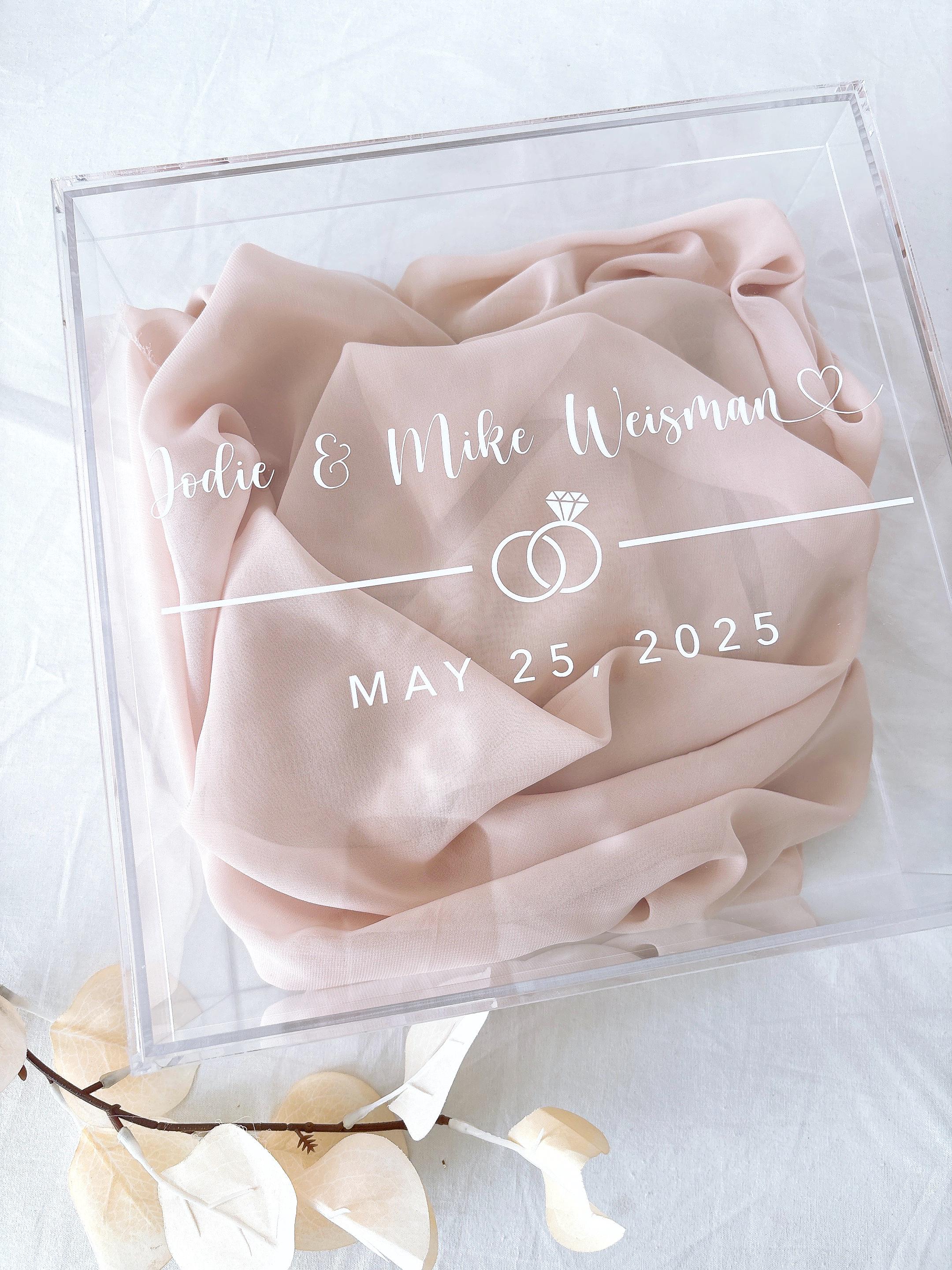 Personalized Wedding Gift Box, Personalized Acrylic Box, Acrylic Box ...