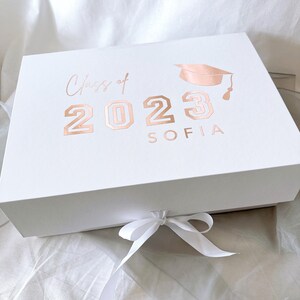 Personalized Graduation Gift Box, Graduation Card Box, Class of 2025 ...