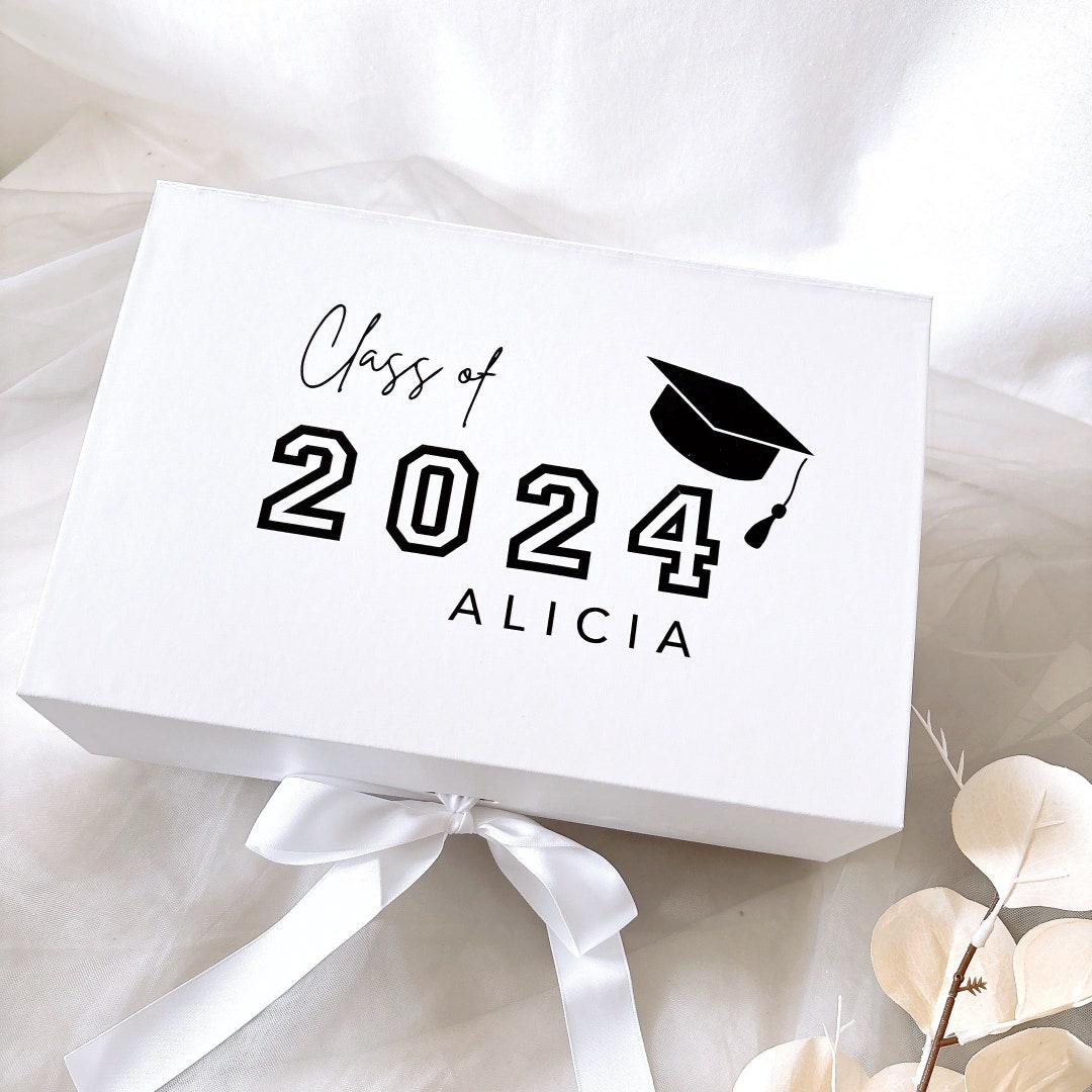 Personalized Graduation Gift Box, Graduation Card Box, Class of 2025 ...