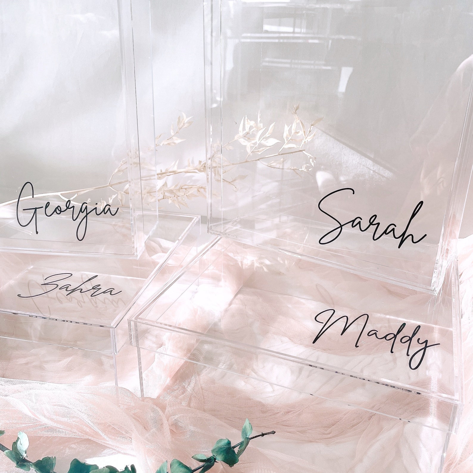 Personalized Acrylic Box Acrylic Box With Lid Personalized - Etsy Canada