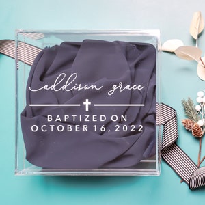 Personalized Baptism Gift Box, Baptism Gift Box, First Communion Gift ...