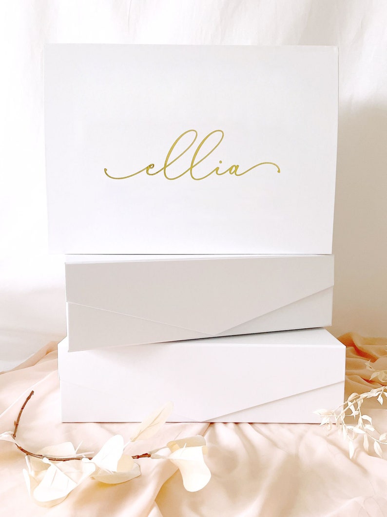 Bridesmaid Box Maid of Honor Box Bridesmaid Gift Box | Etsy