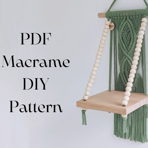 Macrame Shelf Pattern - Etsy