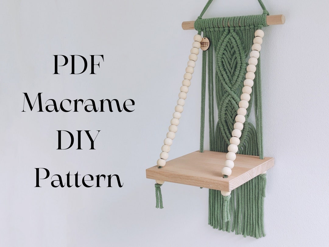 Macrame PDF PATTERN Tutorial ~ Written PDF With Photos ~ Macrame Wall ...