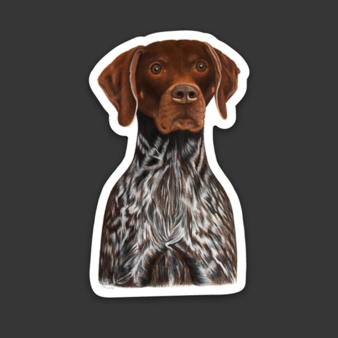 Calcomanía alemana de pegatina de puntero de pelo corto - Etsy España