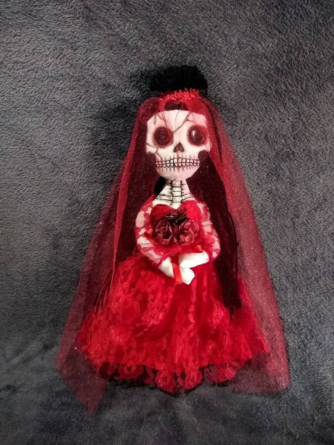 Corpse Bride Cloth Doll / Skull Plushie / Gothic Doll / Catrina ...
