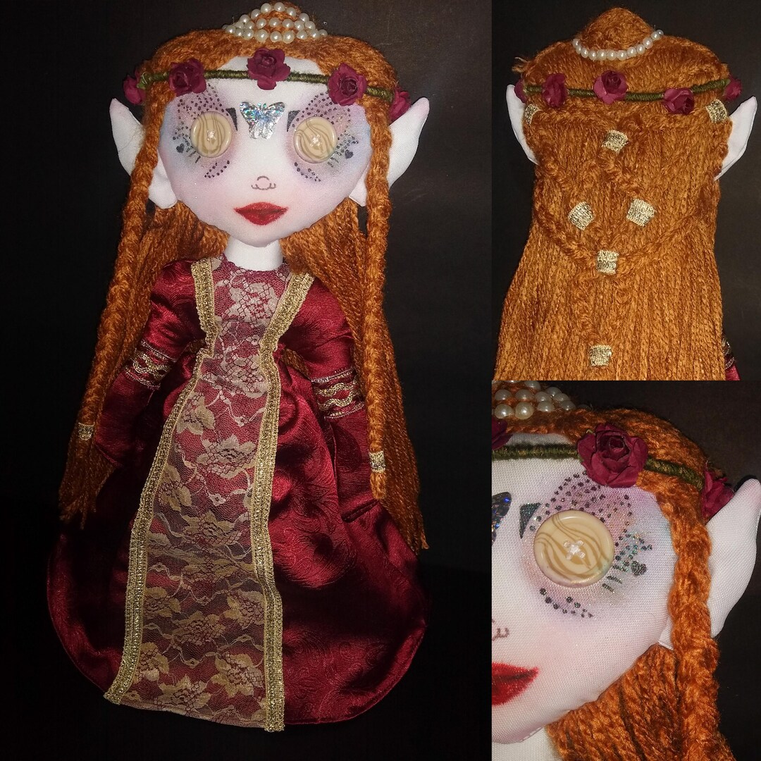 Elf Doll / Fairy Doll / Mystery Doll of Nature and Fantasy / Cloth Doll ...