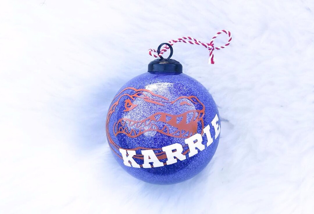 Custom Florida Gators Ornament | Personalized Gators Ornament | Gators ...