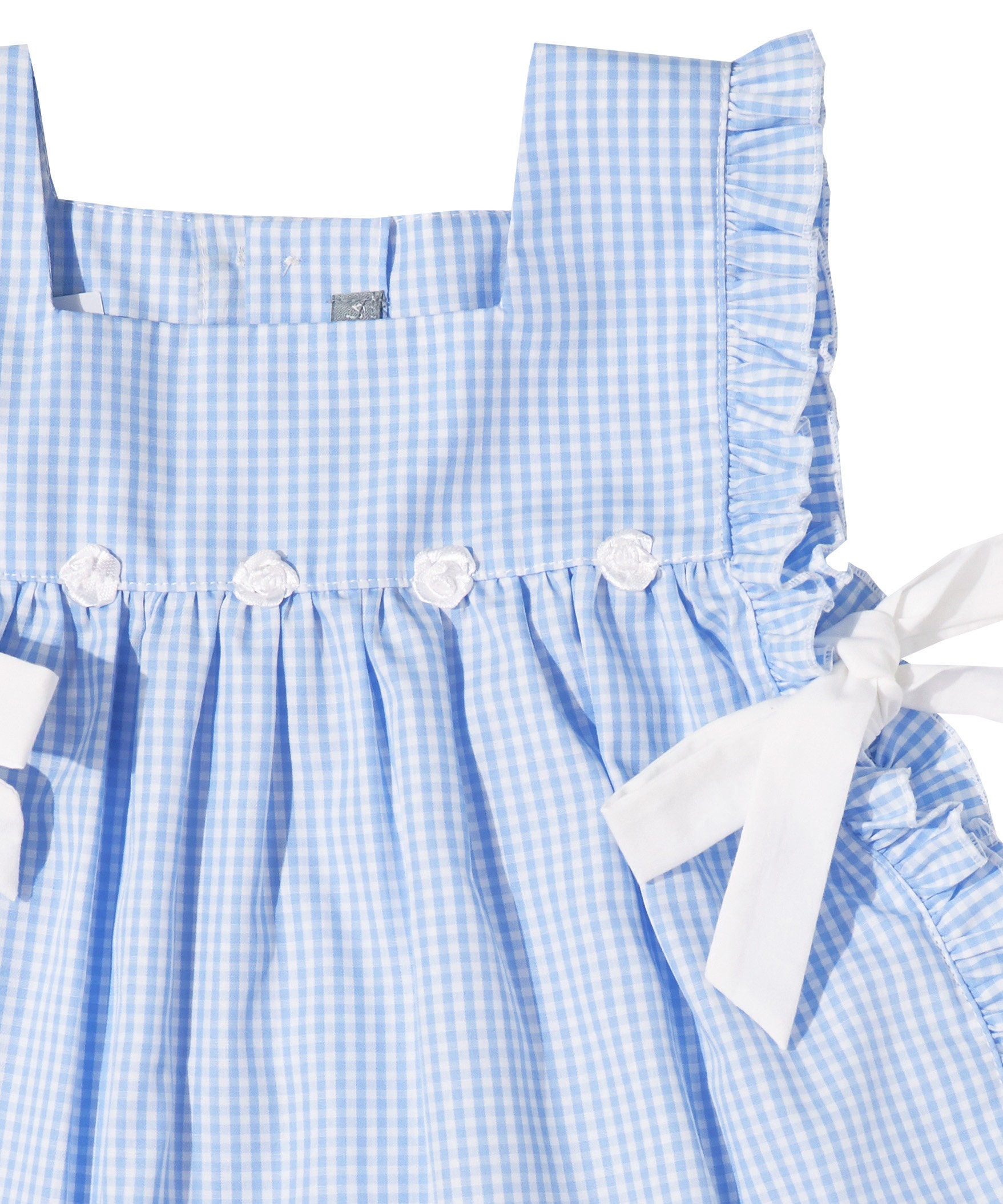 Blue & White Rose Applique Apron Top and Bloomers - Etsy