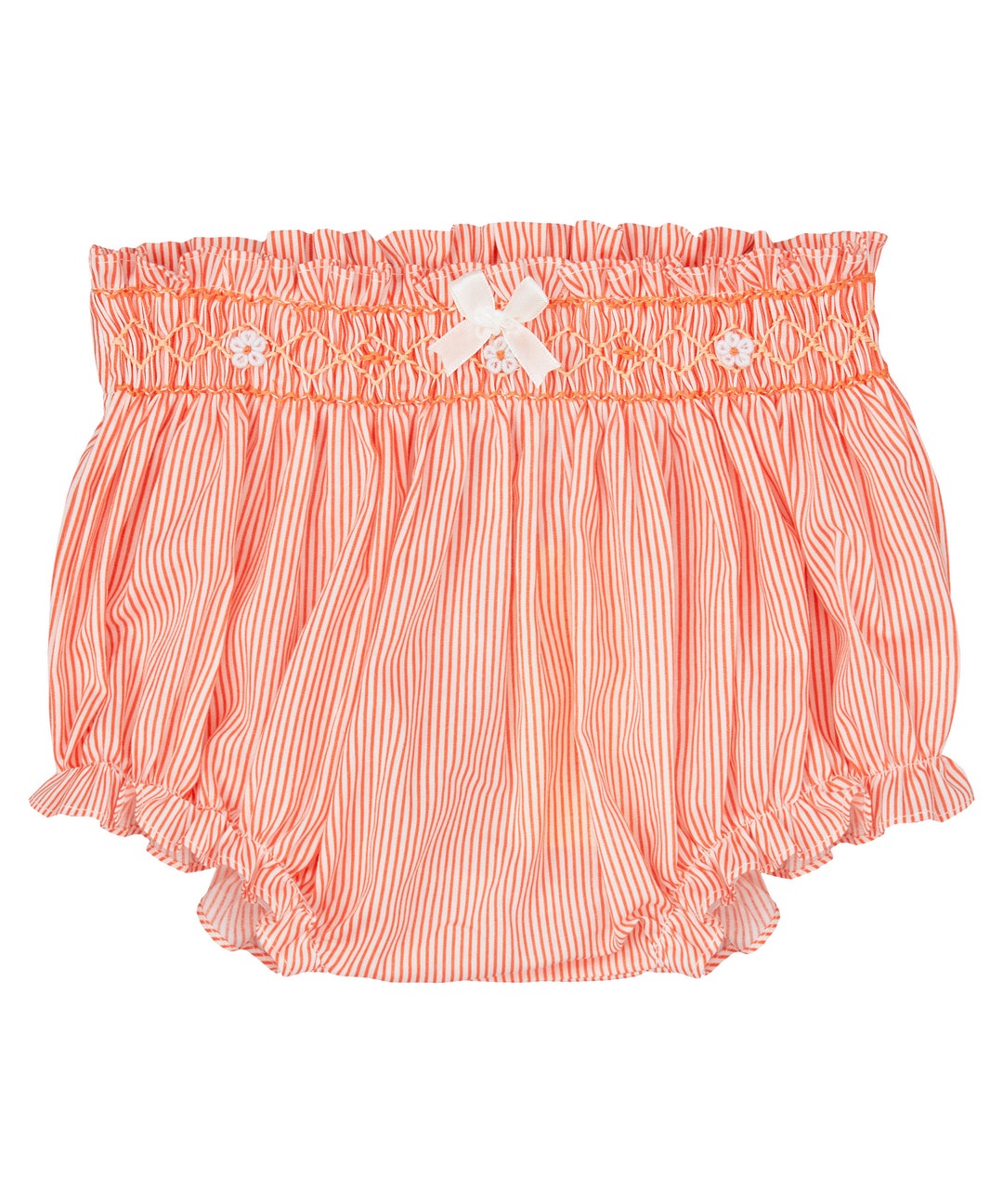 Orange Stripe Smocked Bloomers - Etsy