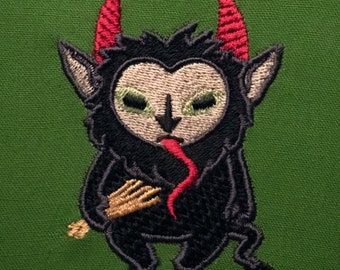 Merry Krampuss Cat DST and PES Formats 6x10 Hoops Digital Download ...