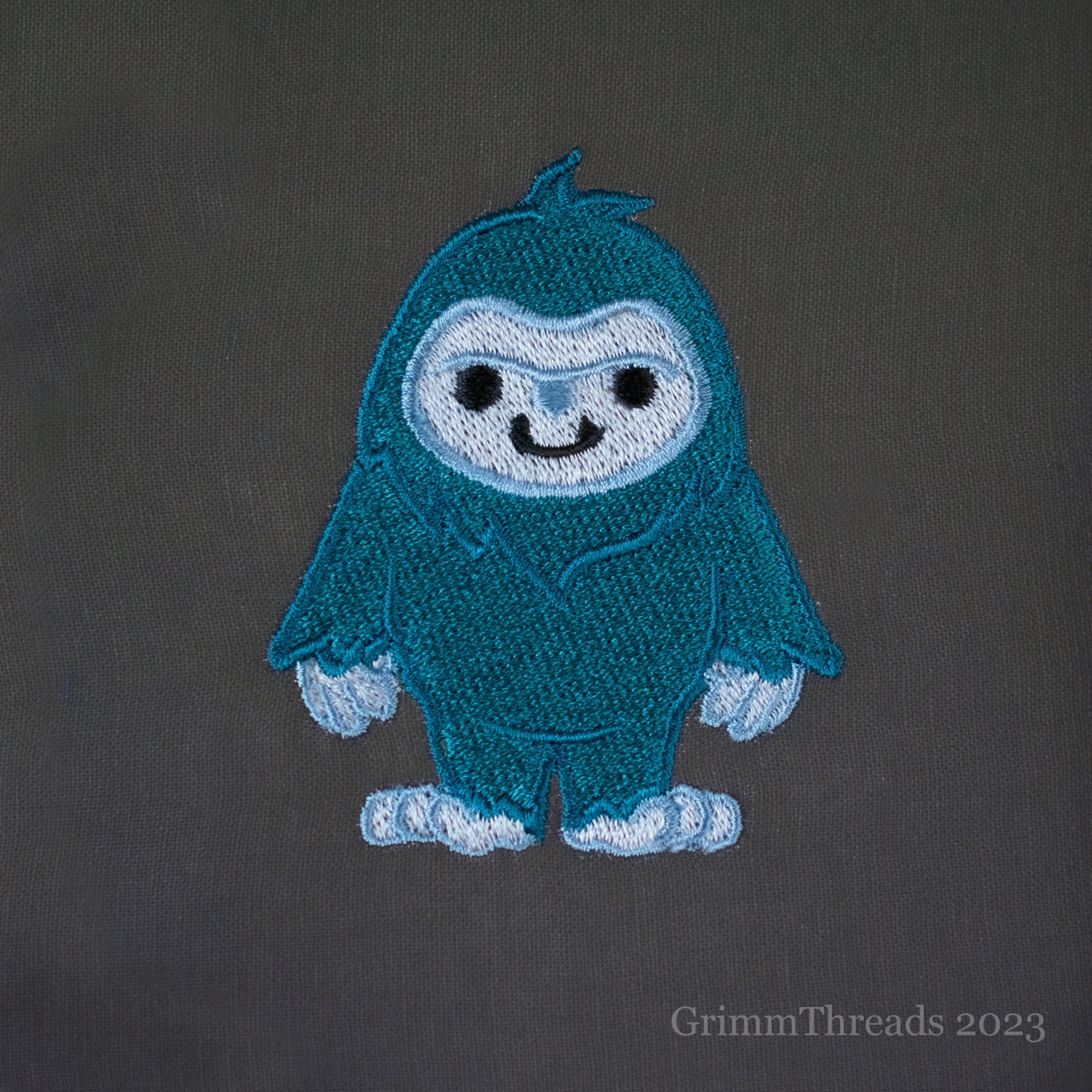 The Friendliest Bigfoot- Machine Embroidery File Design. 4 X 4 Inch ...