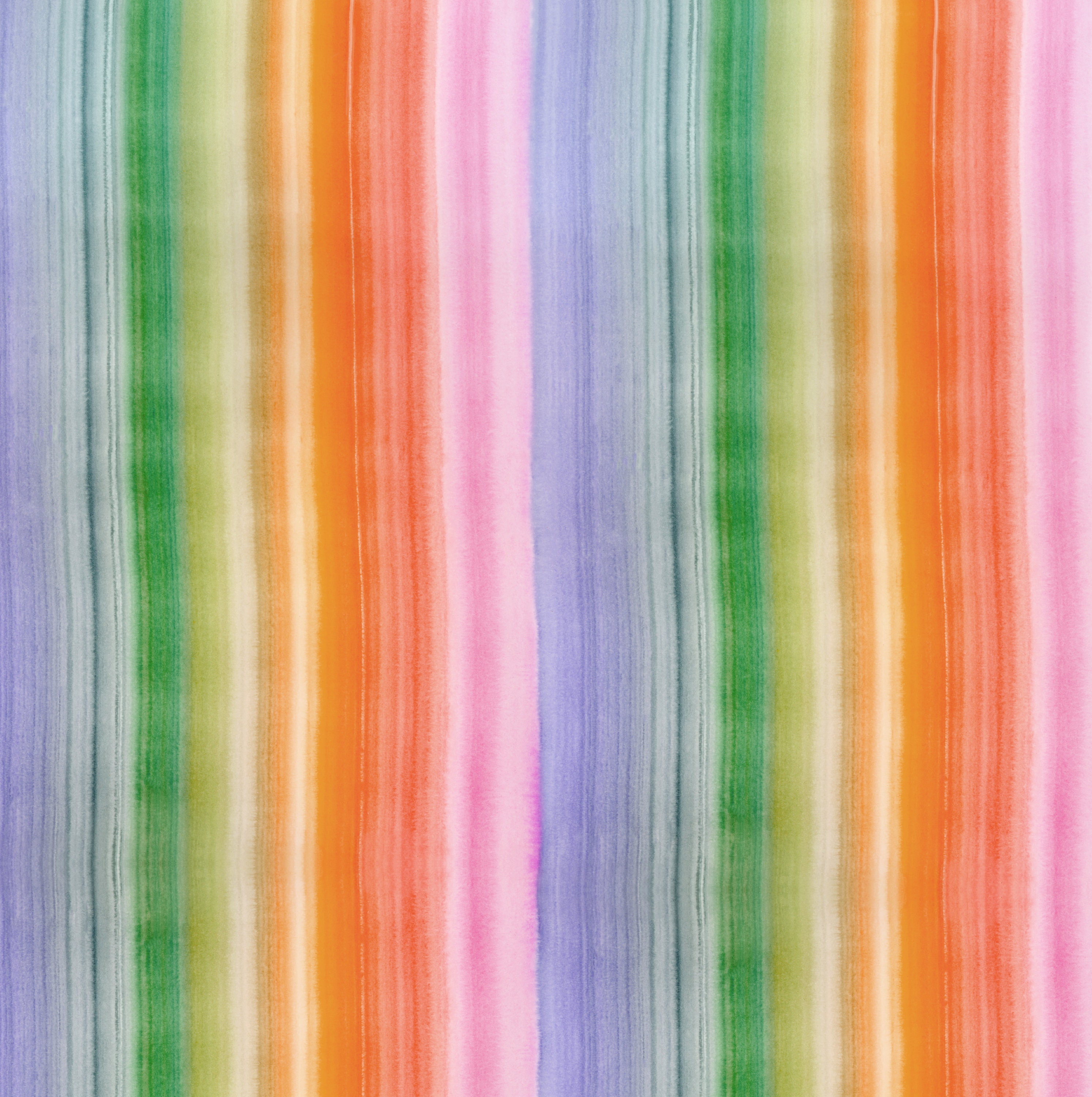 Rainbow Stripe Wallpaper: Watercolor Removable Wall Decor - Sun Dog - Etsy