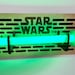 Personalized Double Bladed 4 Hook Lightsaber Stand Hilt and Blade Wall ...