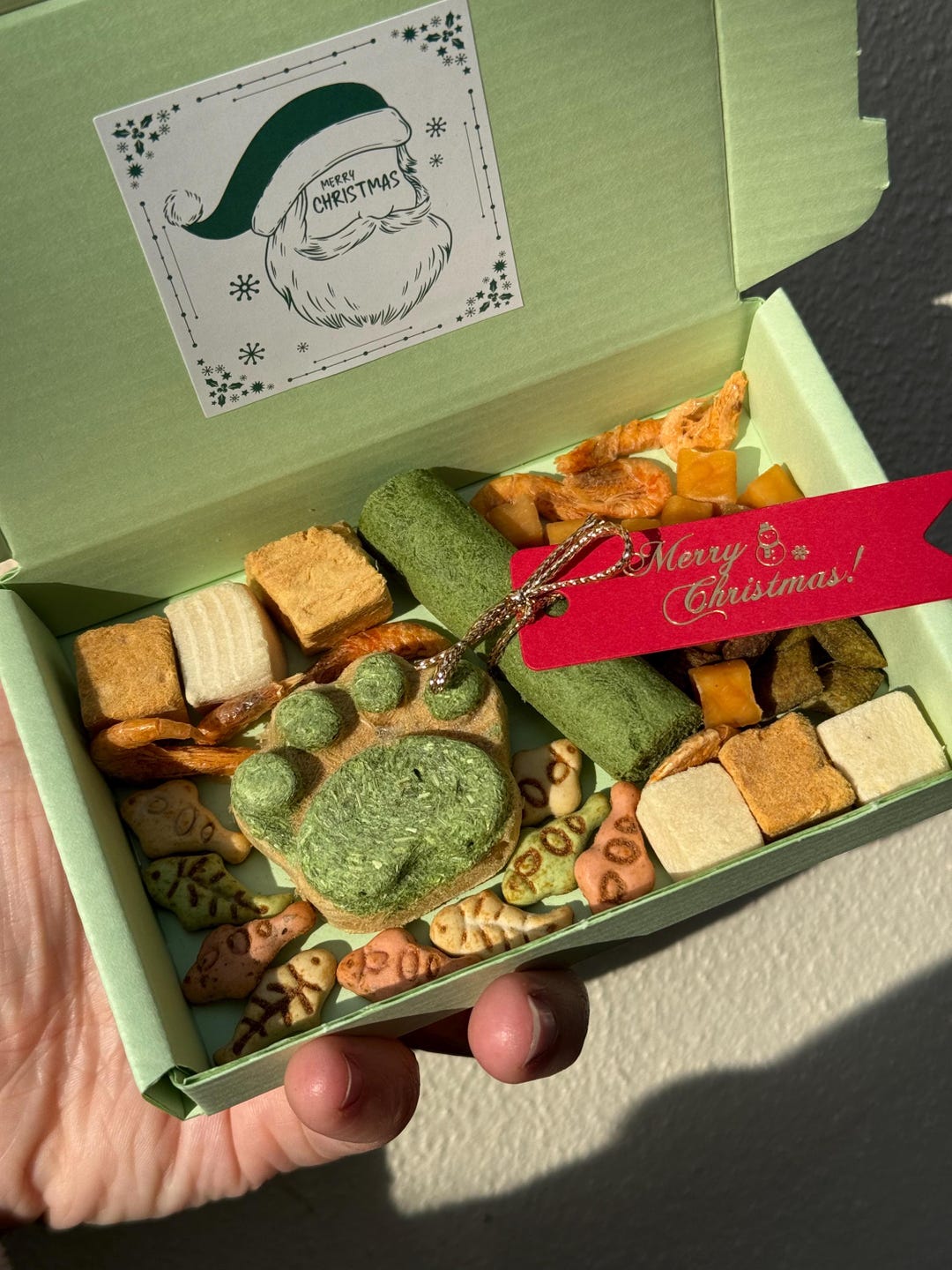 Christmas Cat Treats • Freeze Dried Kitty Paw • Catnip Grass - Etsy