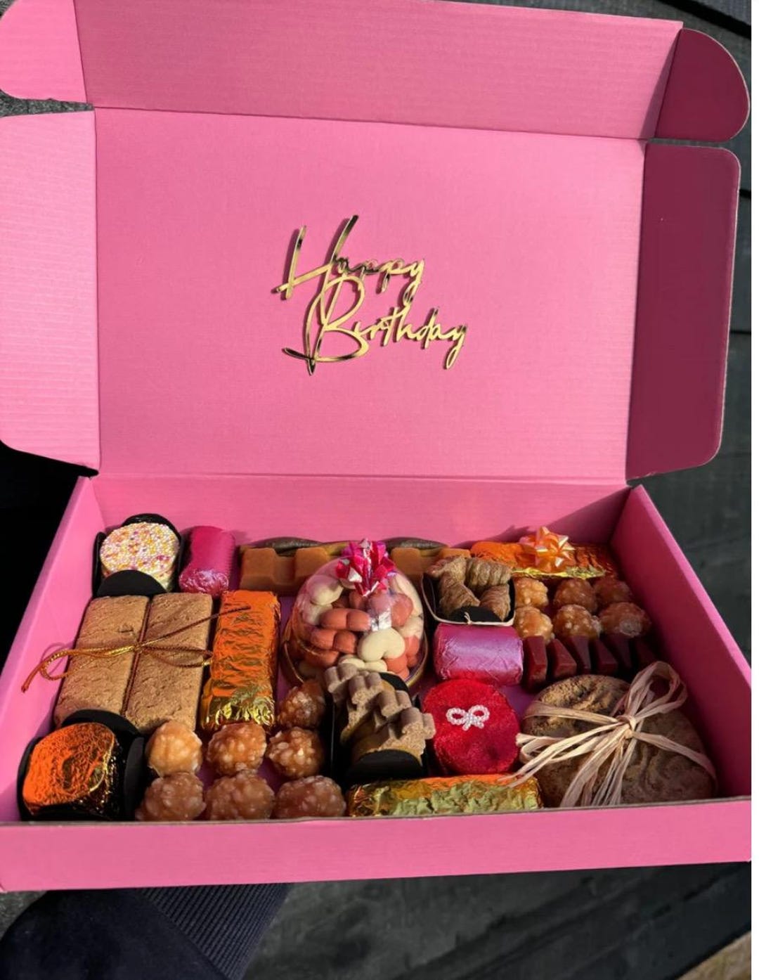 Large Dog Birthday Hamper • Meaty Treat Gift Box for Large Breeds ...