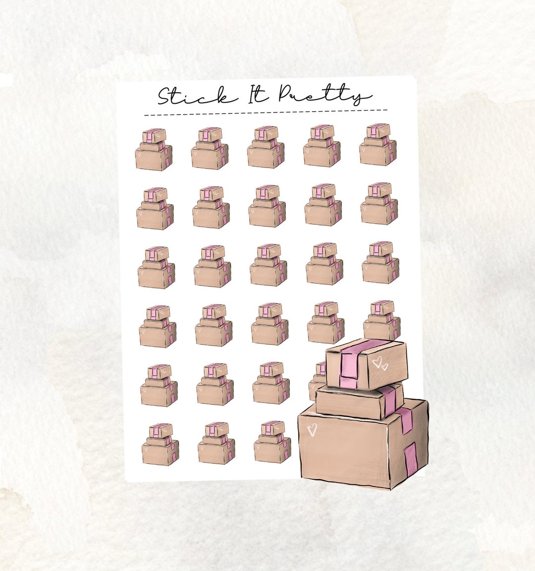 Package/delivery Icon Planner Stickers - Etsy