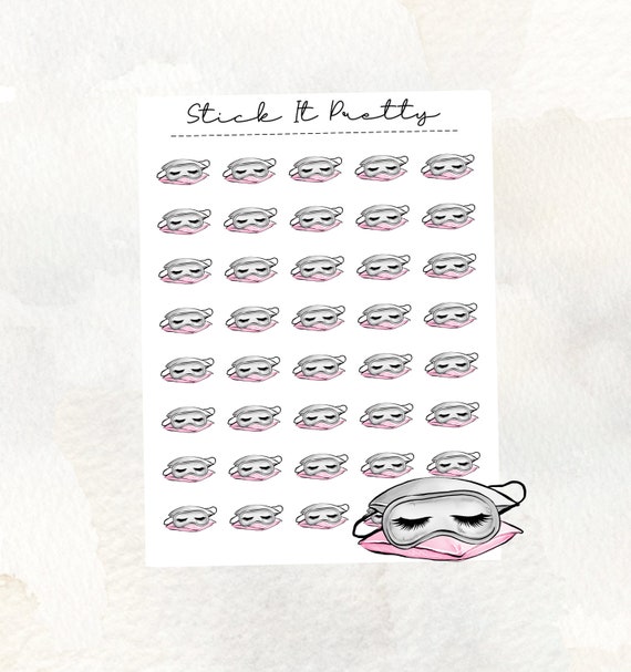 Paper & Party Supplies Doodles Planner Stickers Sleep Mask Color ...