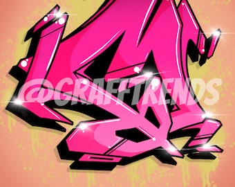 Custom Graffiti iPhone Wallpaper Lock Screen Background - Etsy