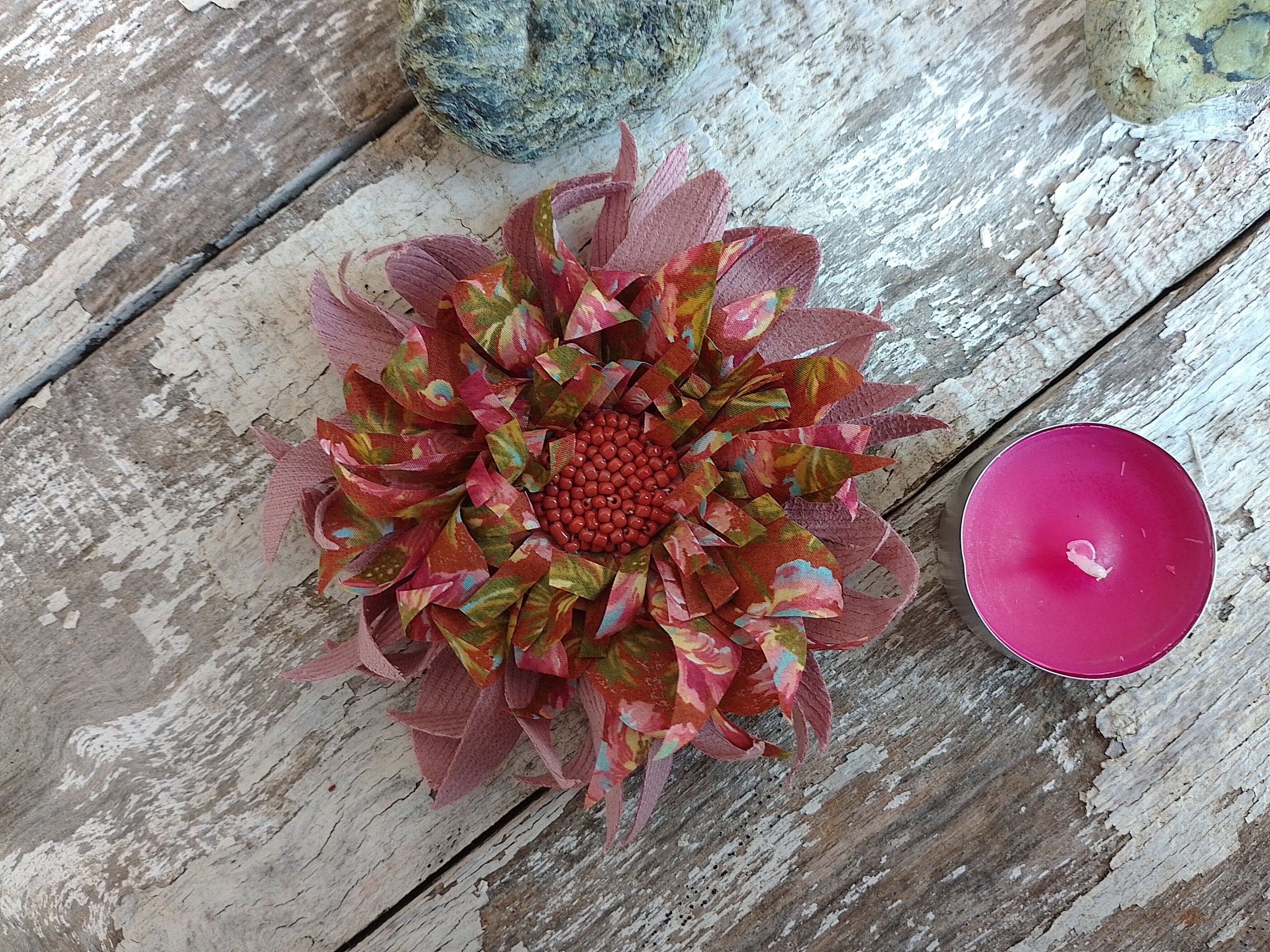 Dress Flower Fabric Jeans Flower Brooch - Etsy