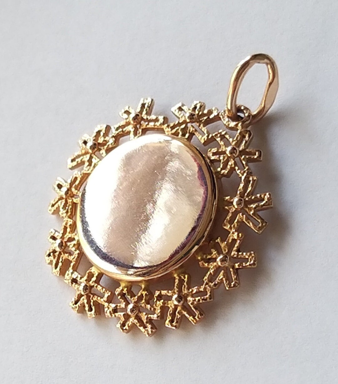 Vintage Gold 583 Star, Solid Gold, Rose Gold Pendant 583 14K, Solid ...
