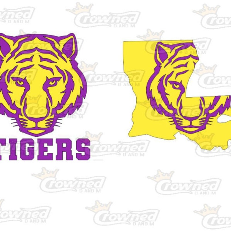 Lsu Svg - Etsy