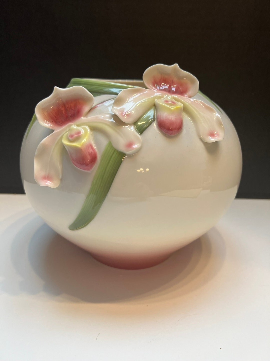 Franz Hand Crafted Orchard Flower Porcelain Vase Stunning Item FZ00280 ...