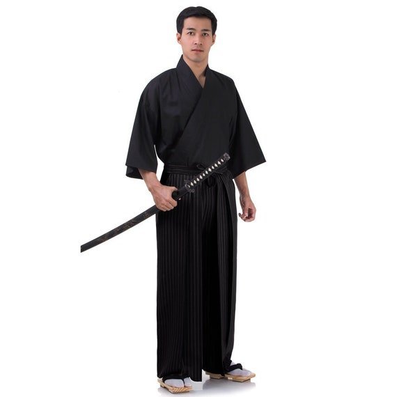 Traditional Japanese Kendo Budo Samurai Yukata Kimono Set for - Etsy