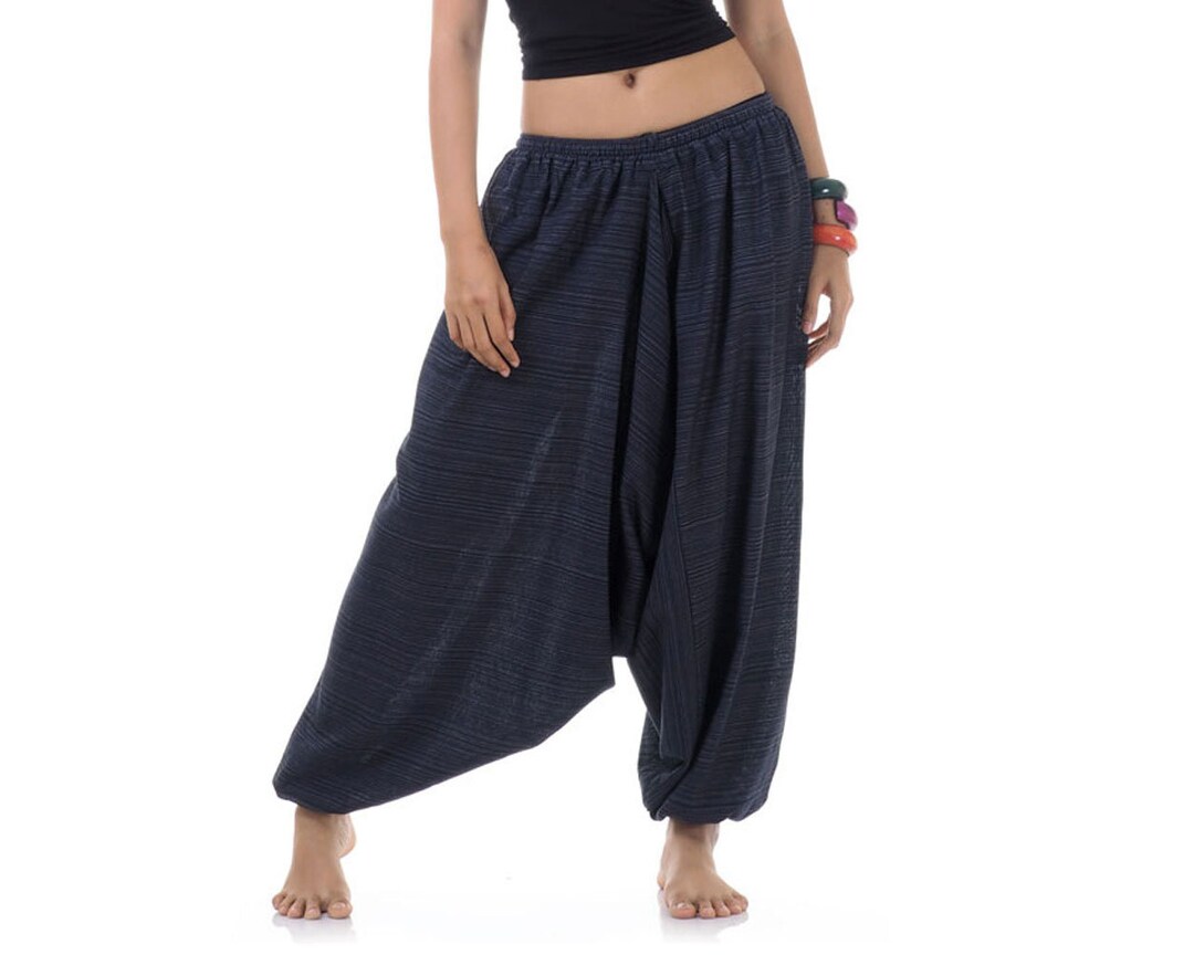 Vegan Harem Pants Aladdin Thai Pants Bloomers Sirwal Unisex for Women ...