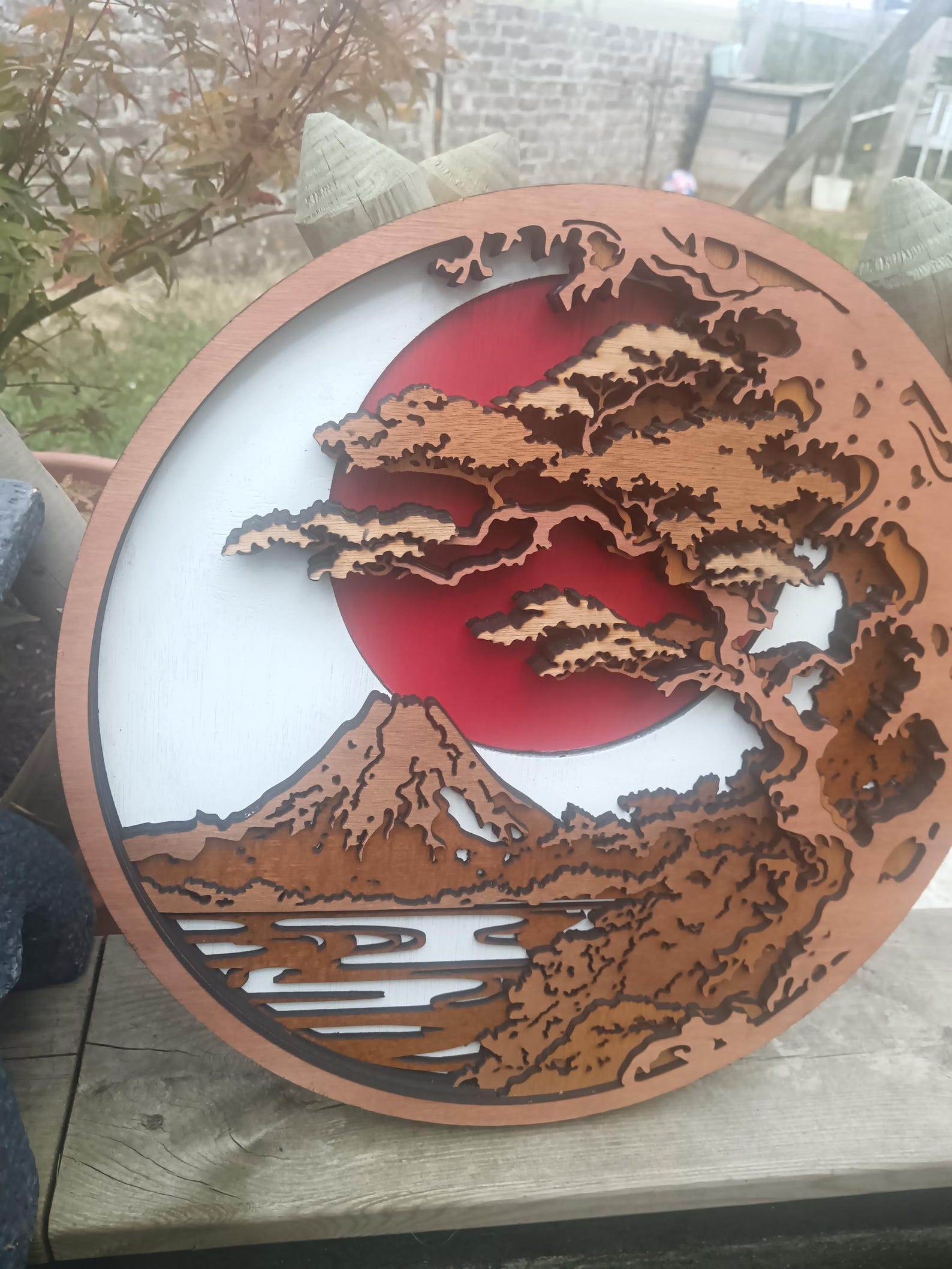 Multi-layer Laser Cutting of a Japanese Landscape - Etsy