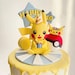 Pikachu Birthday Cake Topper | Birthday Cake Topper | Pokemon Cake ...