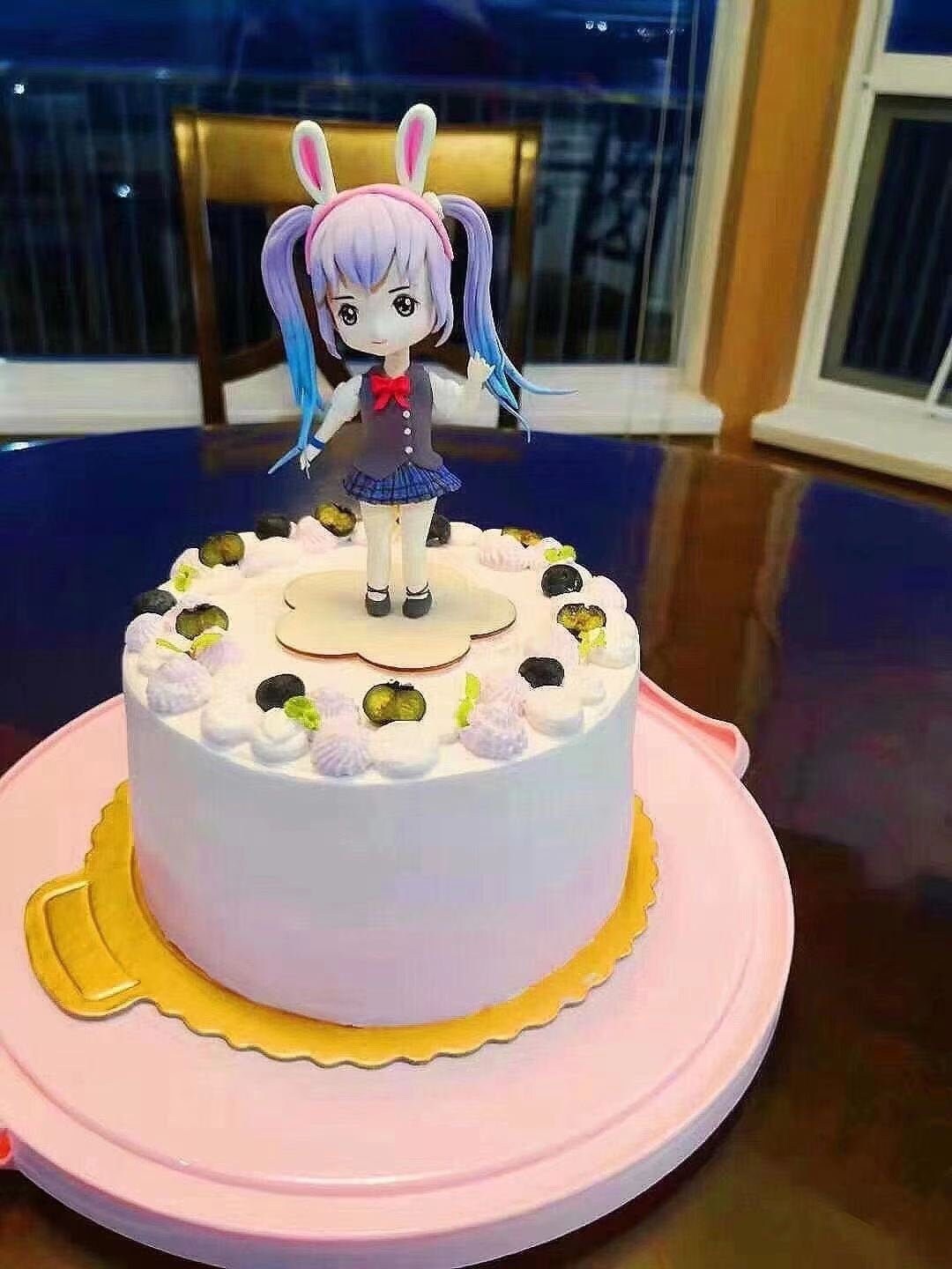 Cute Girl Birthday Cake Topper, Personalised - Etsy