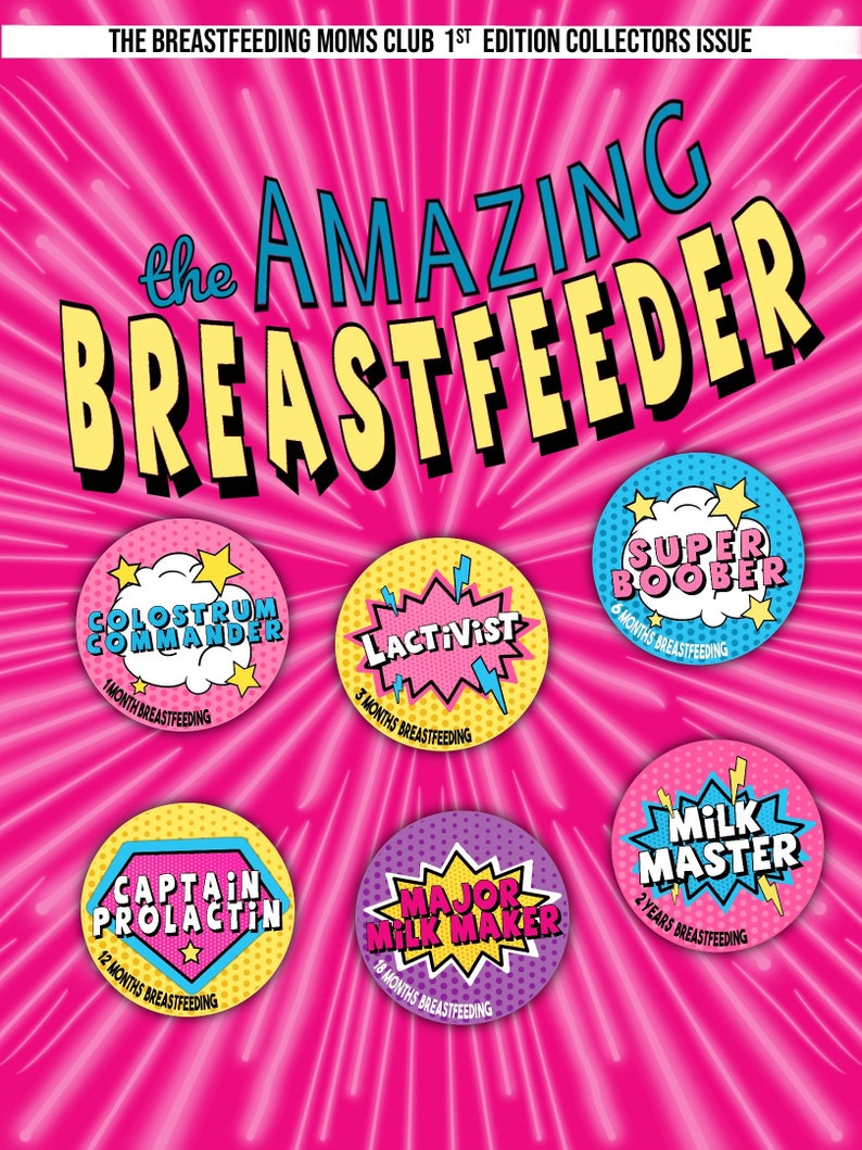 Breastfeeding Milestone Sticker Mom Stickers Breastfeeding - Etsy