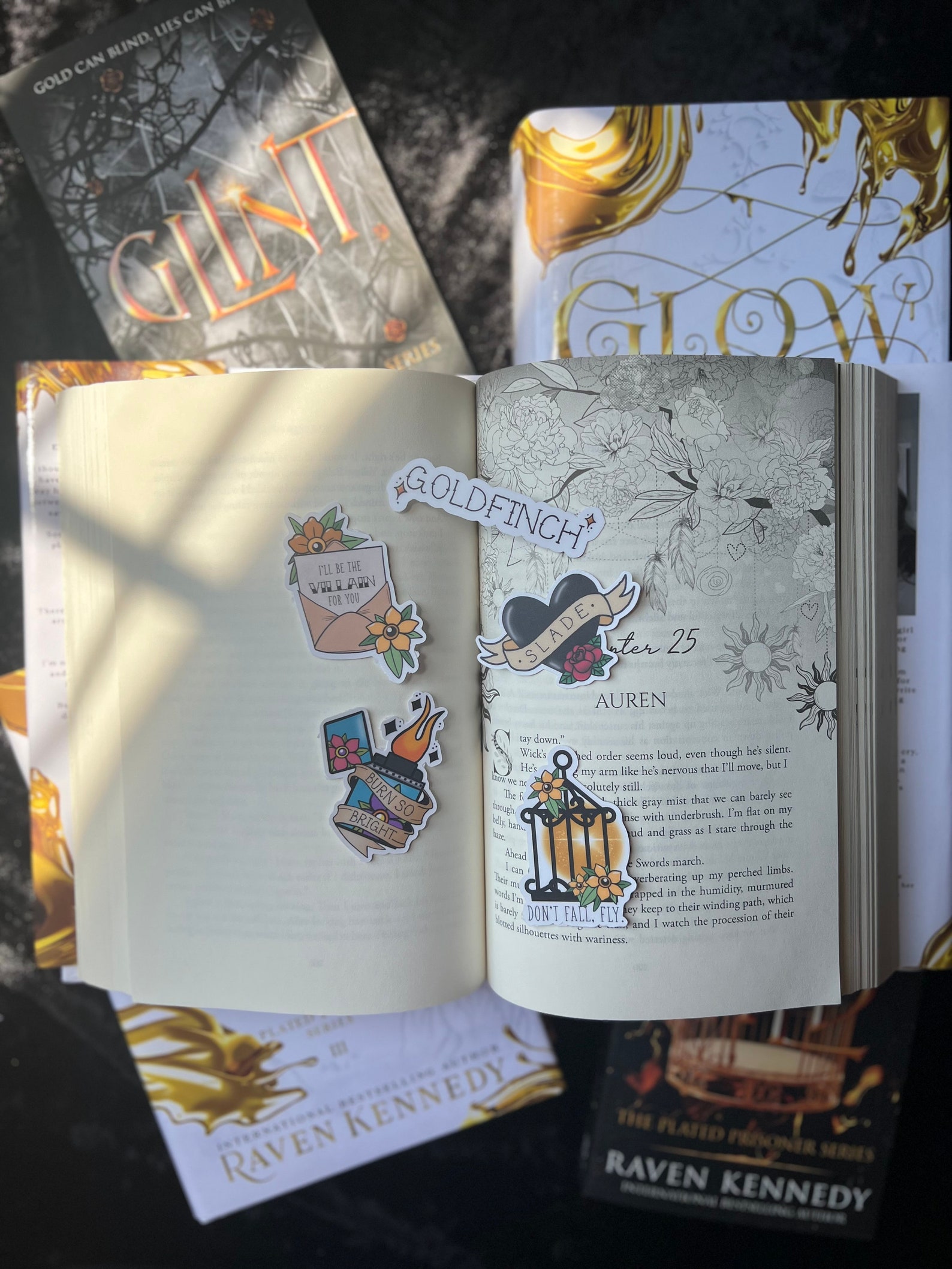 Plated Prisoner Sticker Pack: Slade Ravinger, Goldfinch - Etsy