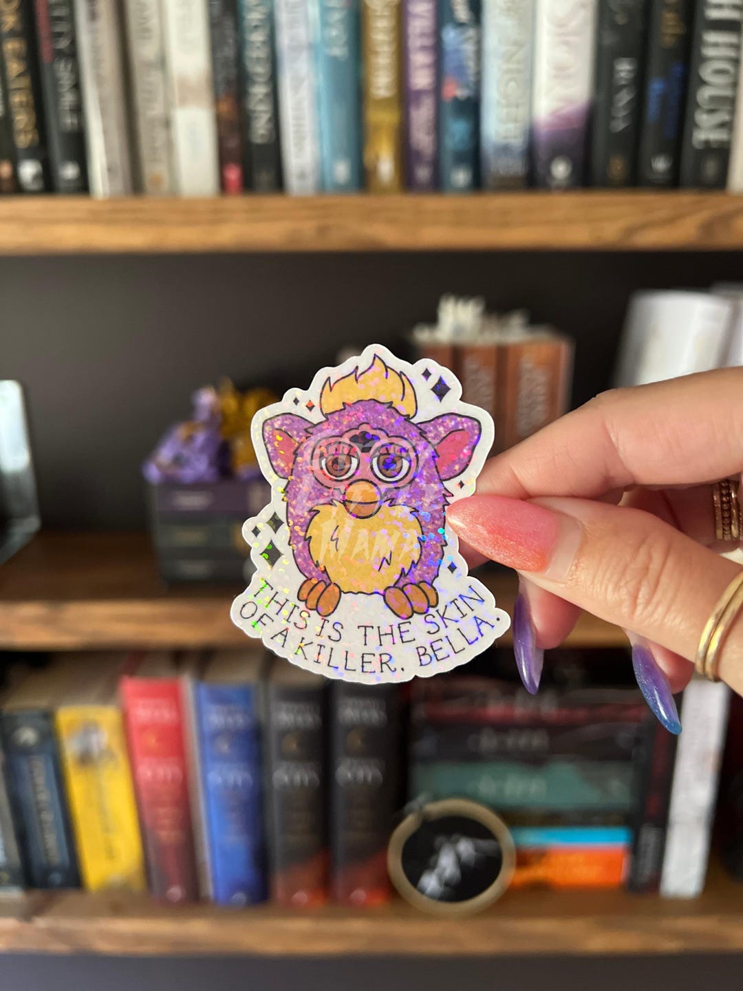 Skin of a Killer Furby Holographic Sticker - Etsy