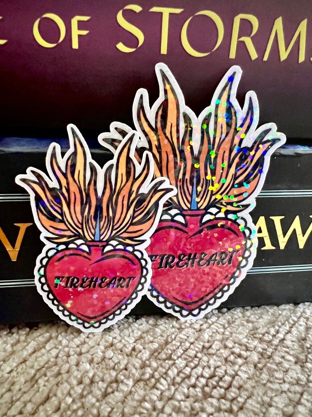 Fireheart Sticker Throne of Glass Sticker Tog Sarah J Maas Aelin ...