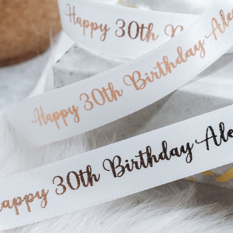 Happy Birthday Ribbon - Etsy