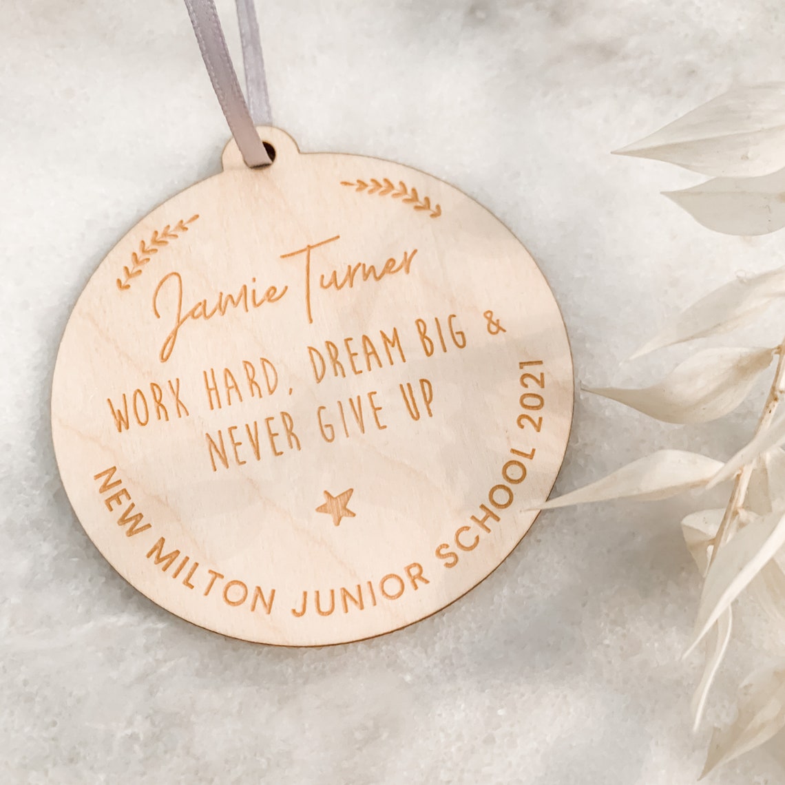 School Leavers Gift Personalised Hanging Tag Graduation - Etsy UK