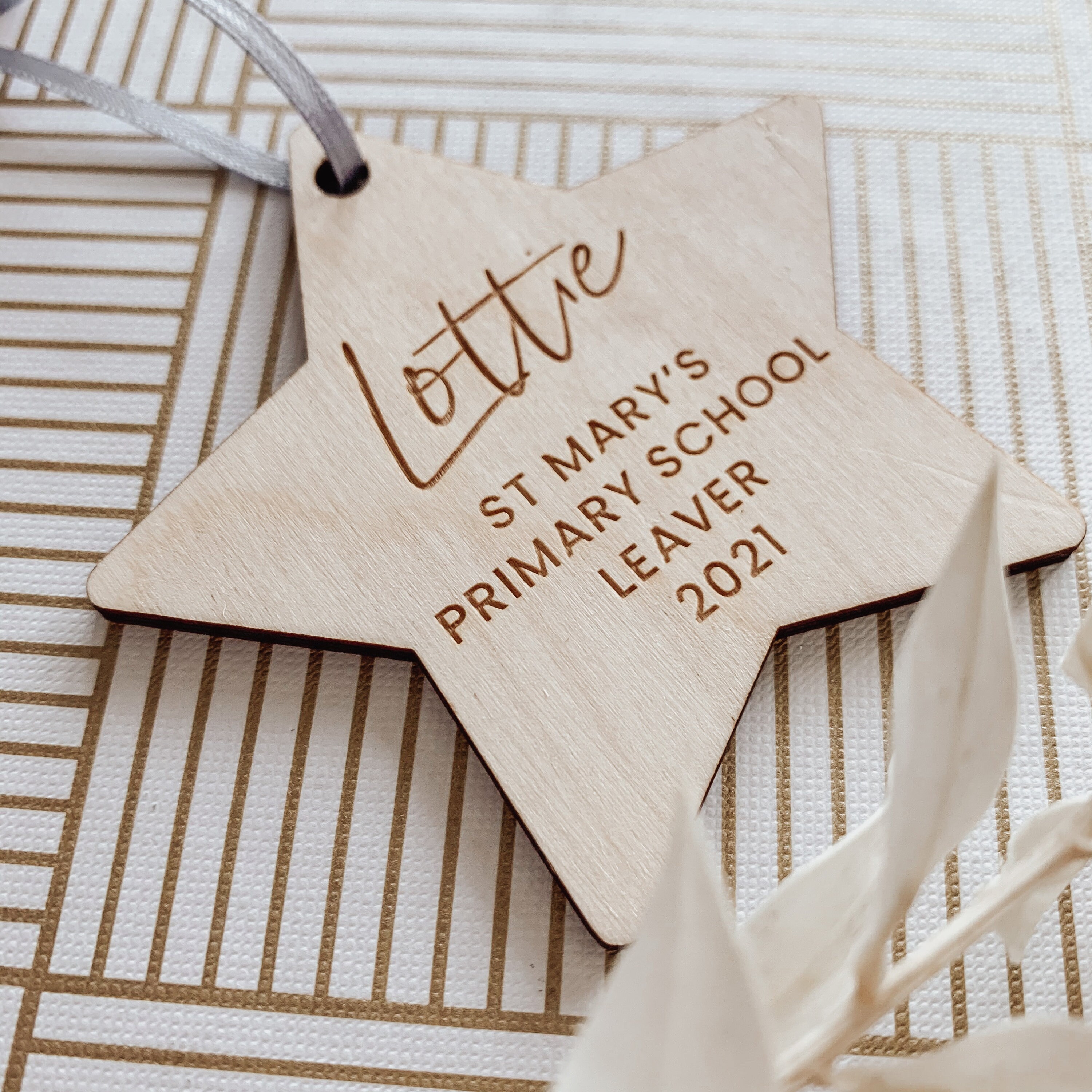 Primary School Leavers Gift Personalised Star Hanging Tag | Etsy