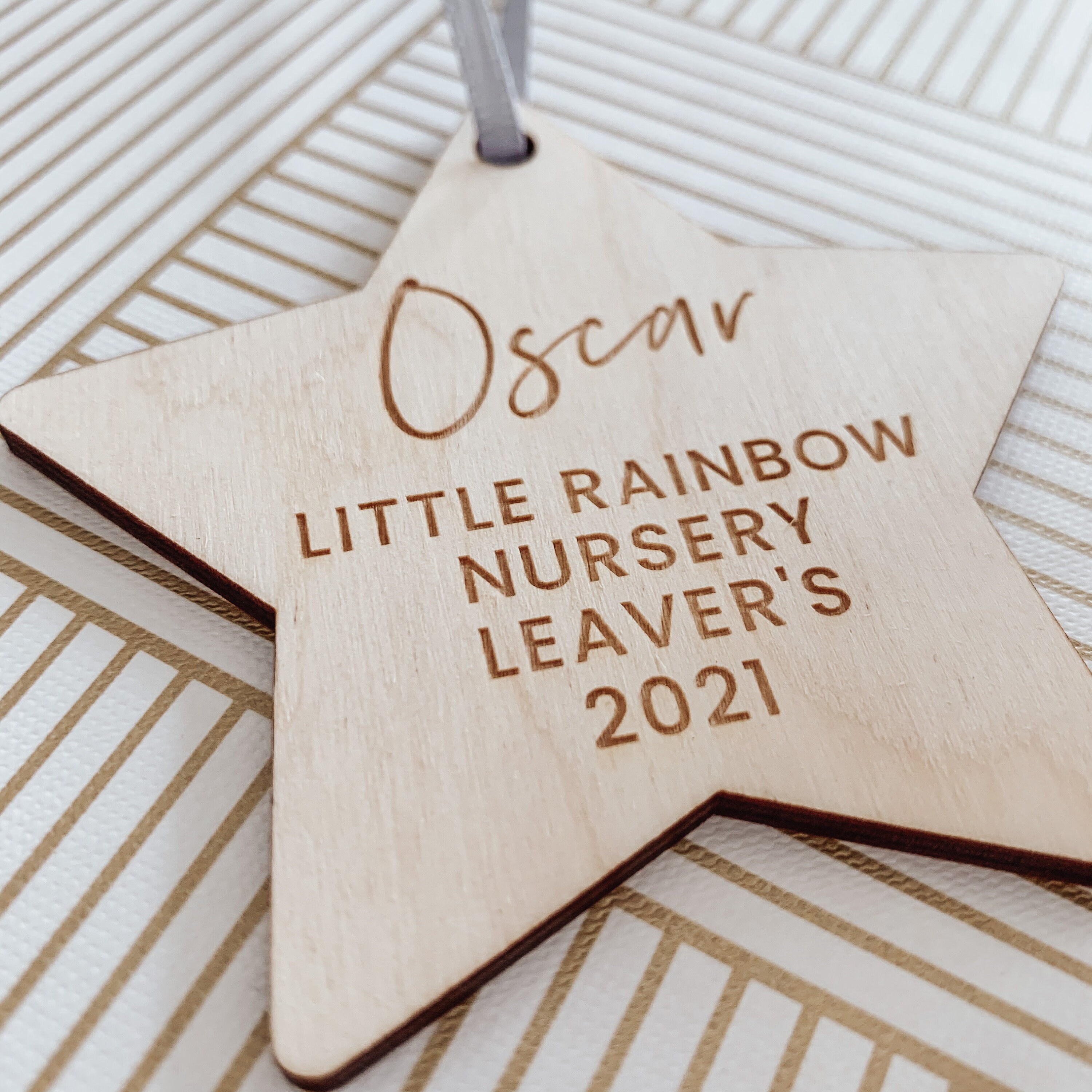 Primary School Leavers Gift Personalised Star Hanging Tag | Etsy