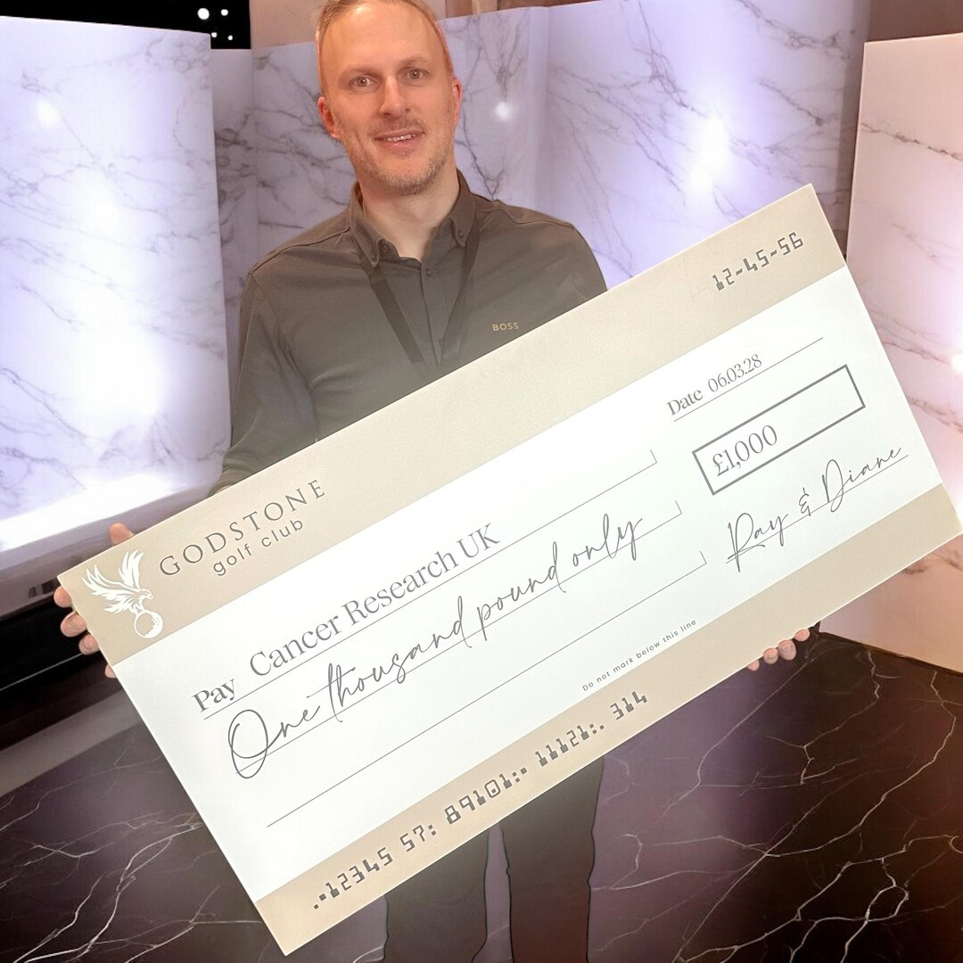 Charity Donation Cheque Foamboard, Custom Design (large Event Sign) - Etsy