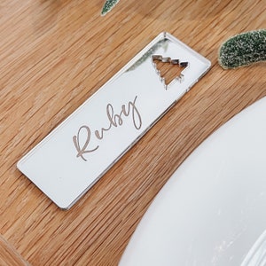 Christmas Party Place Names Christmas Dinner Table Place - Etsy