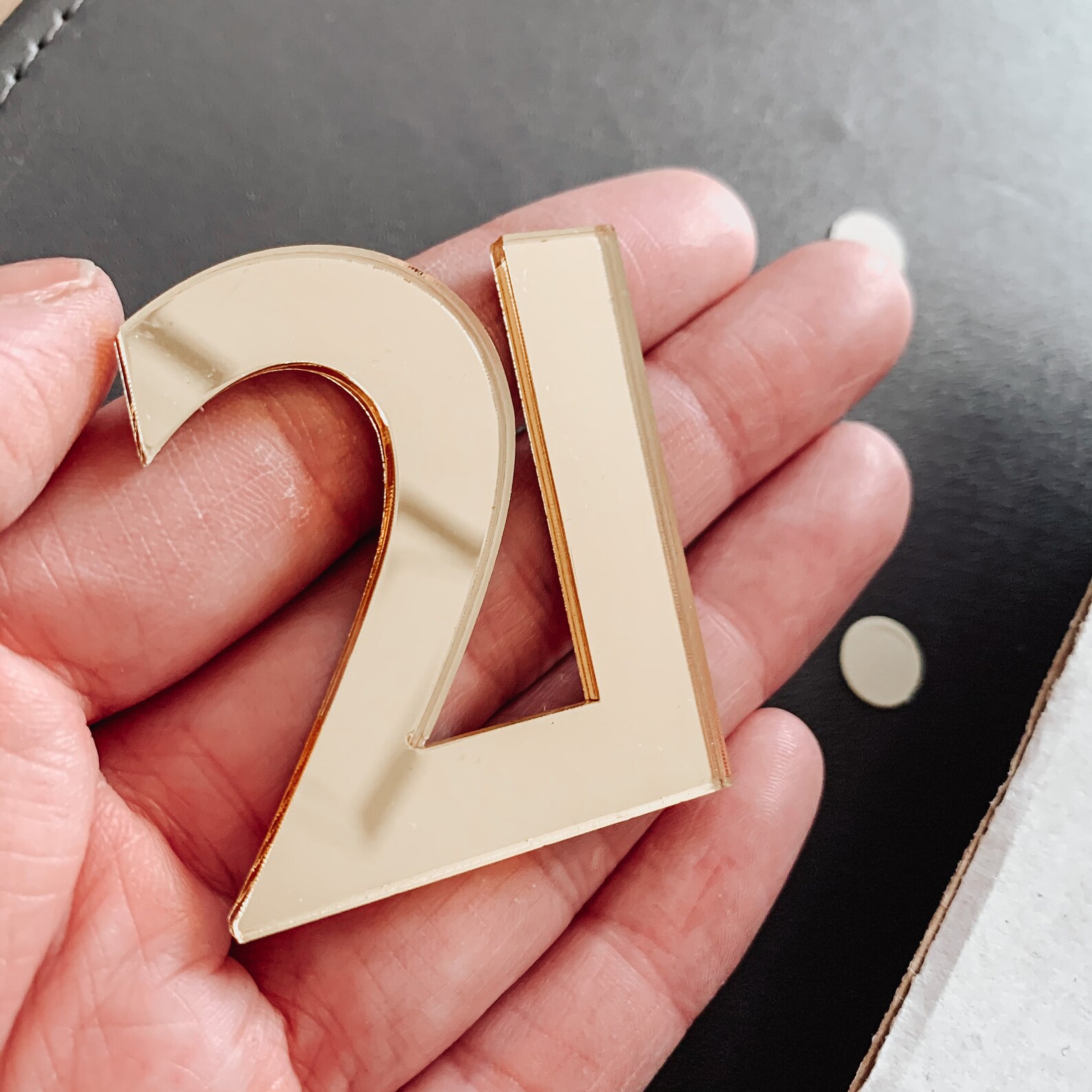 Birthday Mirror Cake Charms Mirror Acrylic Birthday Cake | Etsy