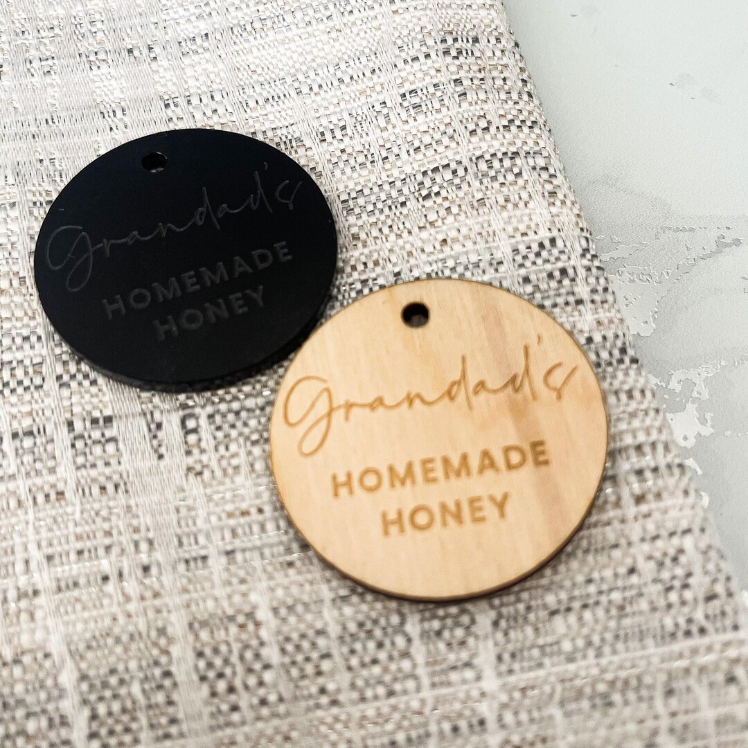 Homemade Chutney, Jam, Cider, Label Tags, Personalised Button Tags ...
