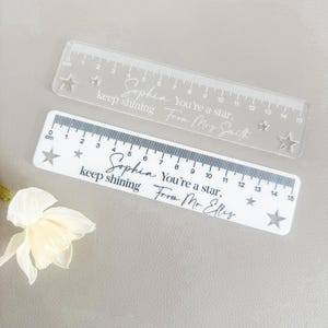 Personalised Ruler School Leavers Gift 2025 | Printed Ruler for ...