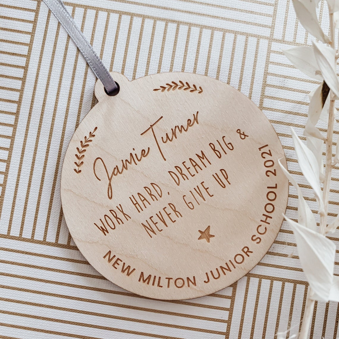 School Leavers Gift Personalised Hanging Tag Graduation | Etsy