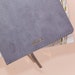 Grey Suede Personalised Notebook & Pen, Luxury Initials Embossed A5 ...