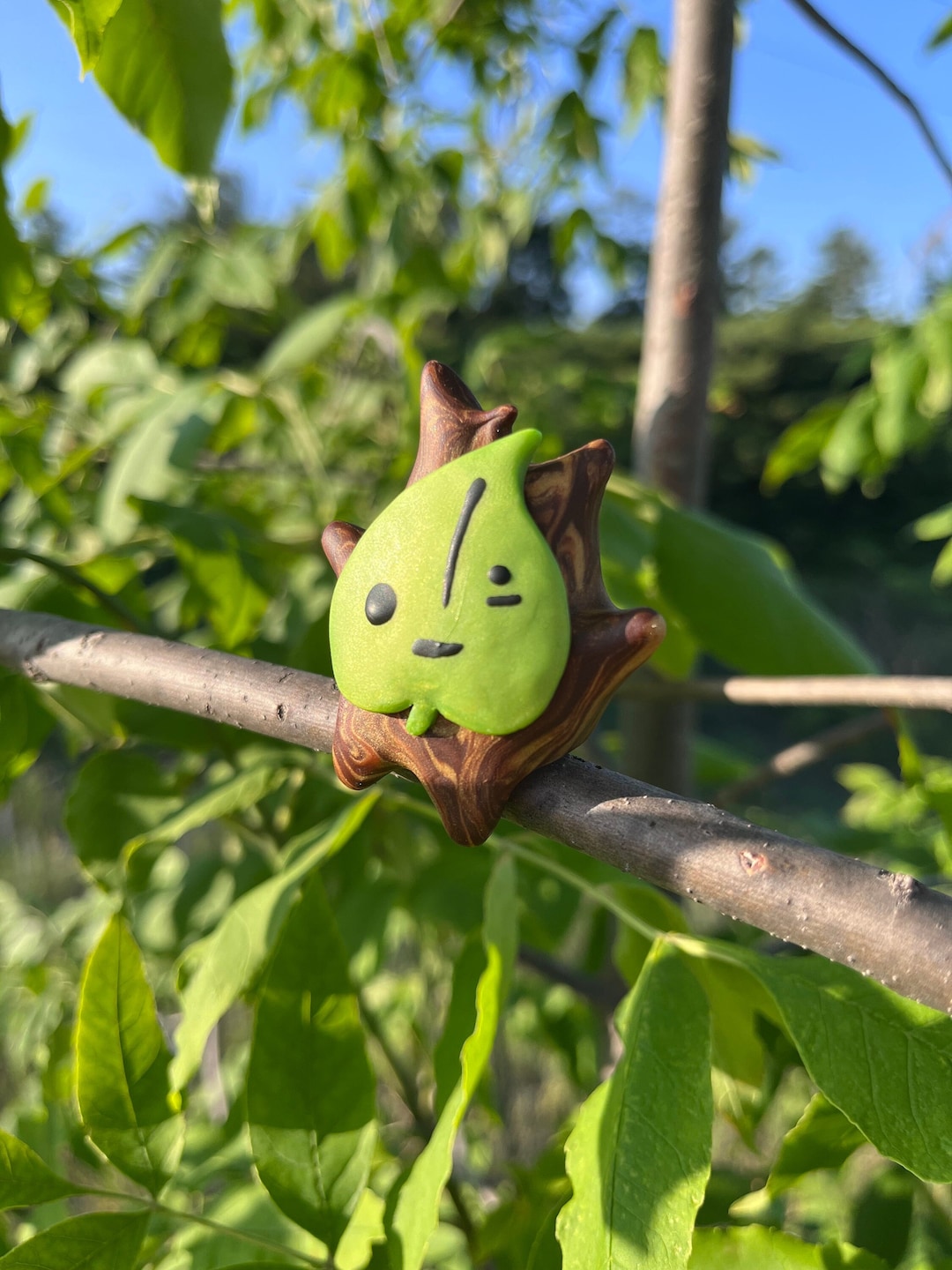 Adopt a Korok Desk Buddy - Makar - Polymer Clay - Accessory - Legend of ...