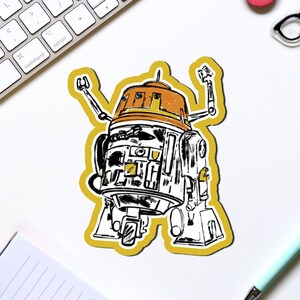 Droid Stickers - Star Wars | Single Vinyl Sticker | Water Resistant ...